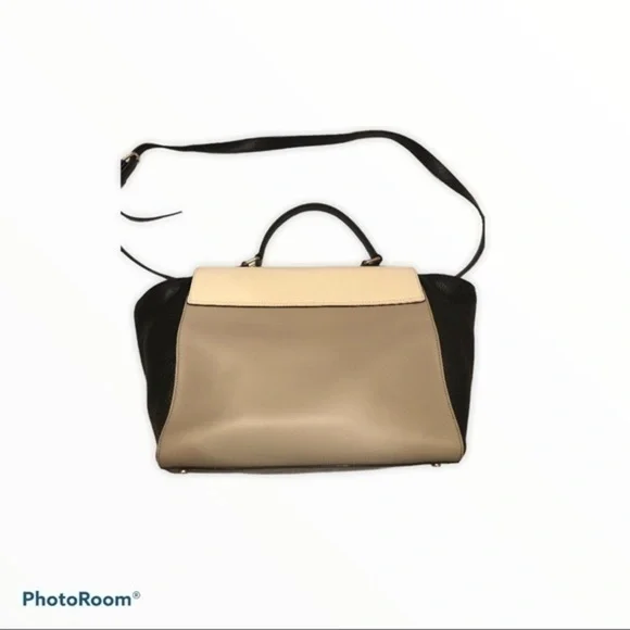 Kate spade colorblock trapeze leather bag